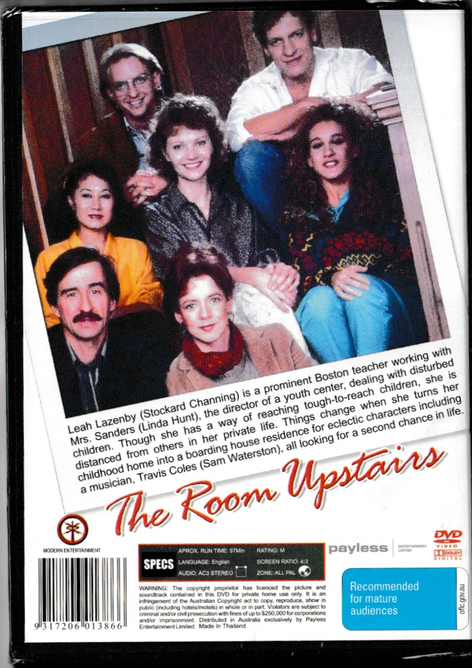 The Room Upstairs DVD Region 4 Brand New And Sealed Sarah Jessica ...