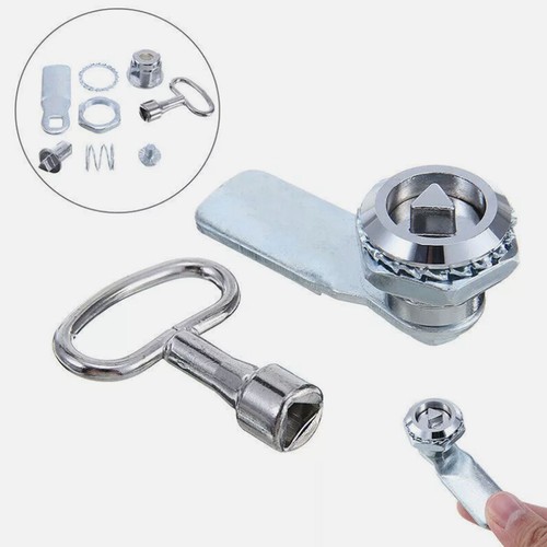Gas Meter Cam Lock & Key Gas Electric Meter Door Cabinet Box Latch ...