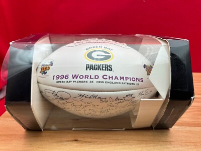 Green Bay Packers 1996 World Champs Football NIB | eBay