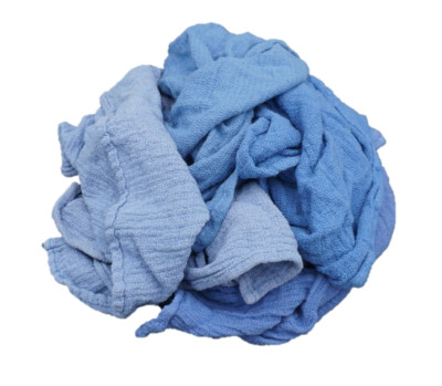 100 PREMIUM BLUE HUCK TOWELS GLASS CLEANING JANITORIAL LINTLESS ...