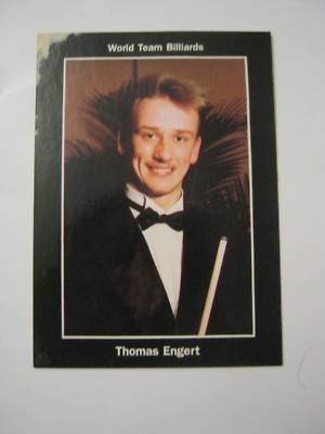 Thomas Engert 1993 Pro Billiards Tour, Team Germany, Card #113 (MS-18 ...
