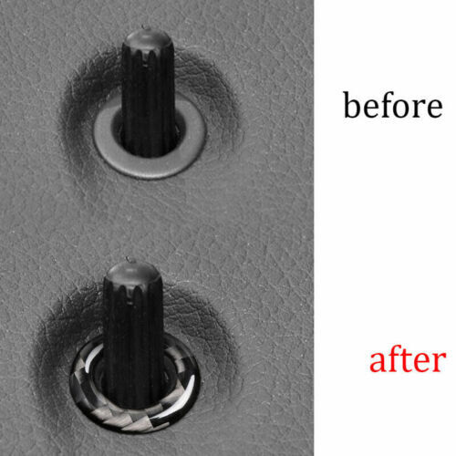 For Benz E-Class 2009-2015 Fiber Carbon Inner Door Bolt Lock Down Paste ...