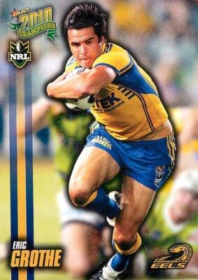 2010 PARRAMATTA EELS NRL Card ERIC GROTHE | eBay Australia