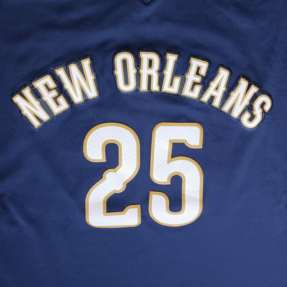 Vintage Adidas Austin Rivers Jersey #25 New Orleans Pelicans Blue NBA ...