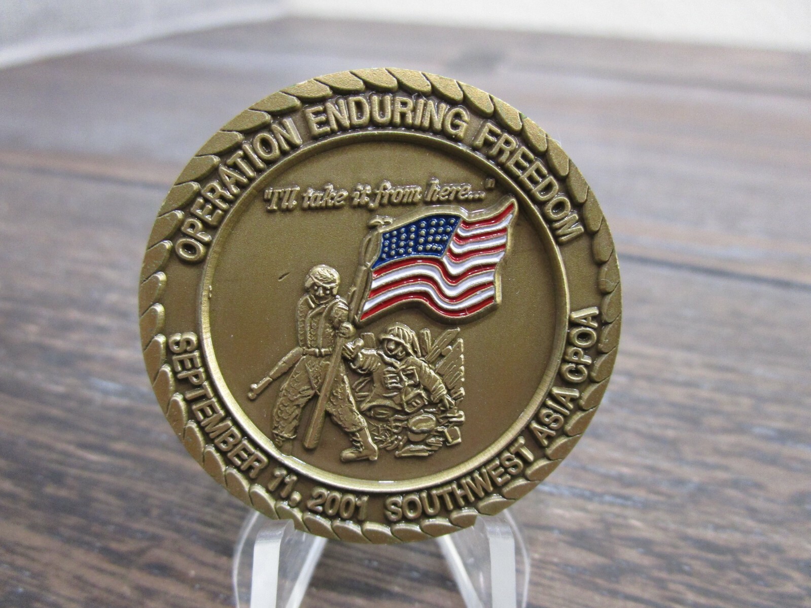 USN Southwest Asia CPOA CPO OIF Challenge Coin #218K | eBay
