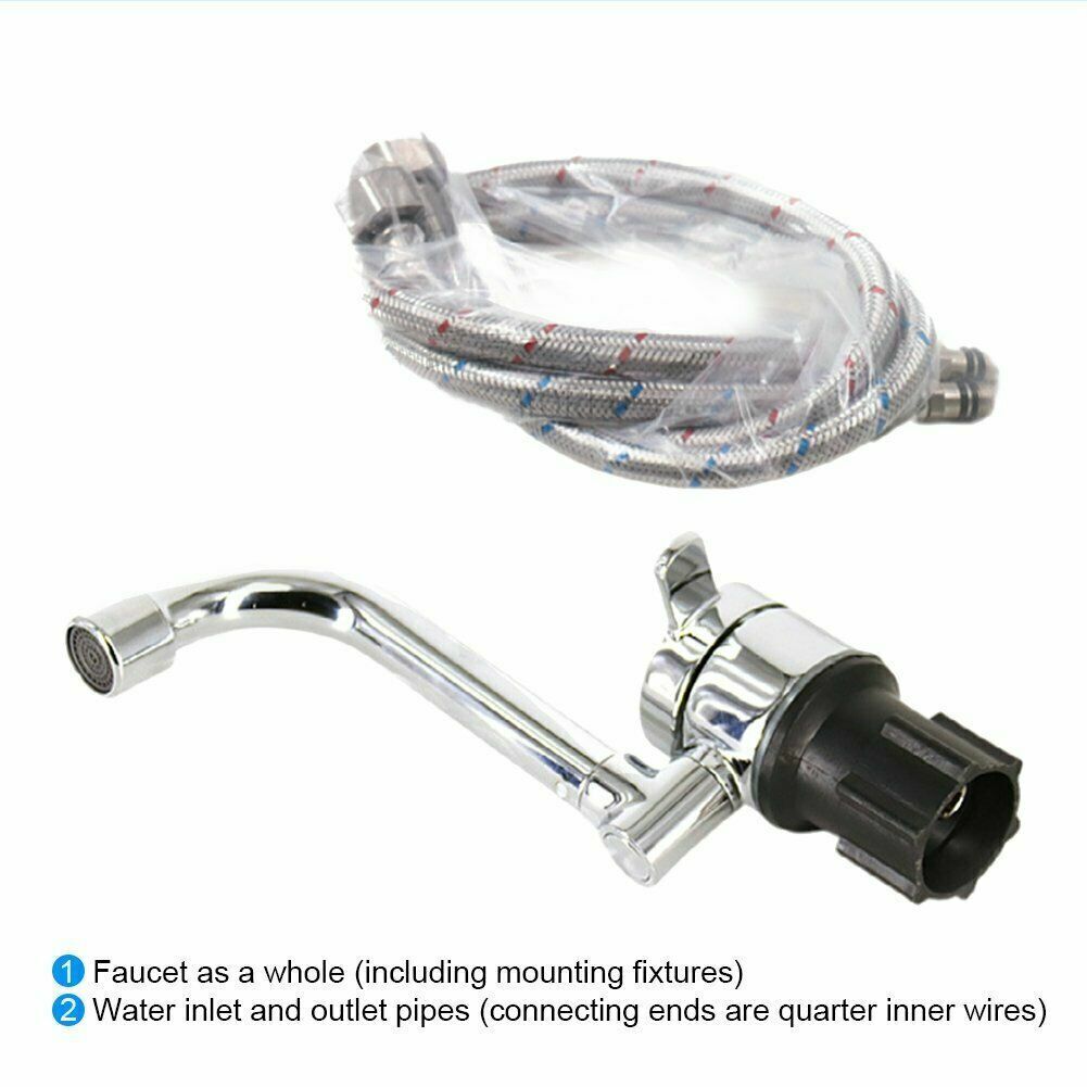 Fold Down Caravan Hot and Cold Mixer Water Tap Faucet | eBay Australia