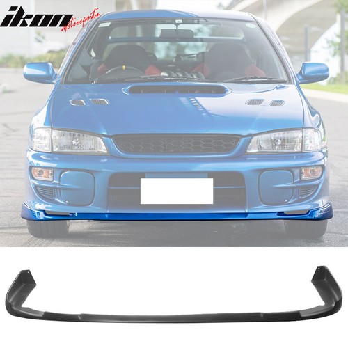 Fits 97-01 Subaru Impreza STI Style GC8 Front Bumper Lip Unpainted PU ...