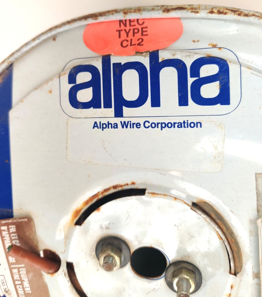 50ft Alpha Wire Shielded Cable CL2 22 AWG 8 Conductor compare Belden ...