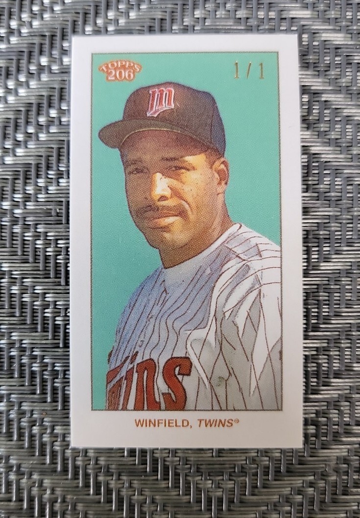 2022 TOPPS 206 Wave 1 Dave Winfield Ty Cobb back 1/1 Twins | eBay