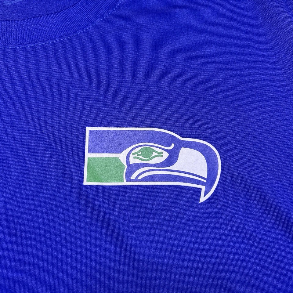 NEW Nike Seattle Seahawks Sideline Team Issue Dri-FIT Long-Sleeve T ...