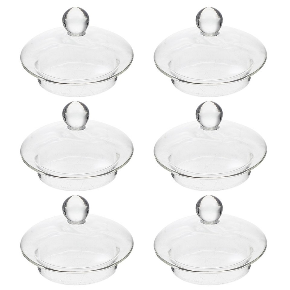 6 Pcs Glass Lid for Teapot Transparent Teaware Replacement Kettle ...