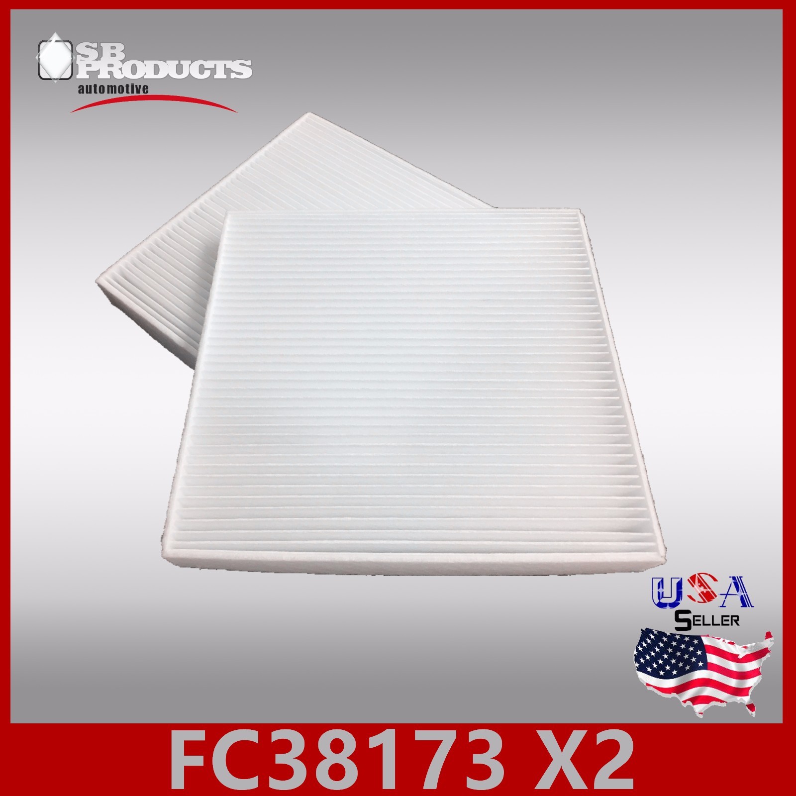 FC38173(x2pcs) 22808781 CABIN AIR FILTER ~ 2015-2018 GMC YUKON & YUKON ...