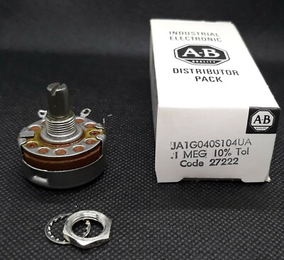A-B Allen Bradley JA1G040S104UA .1 Meg 10% Tolerance Rotary ...