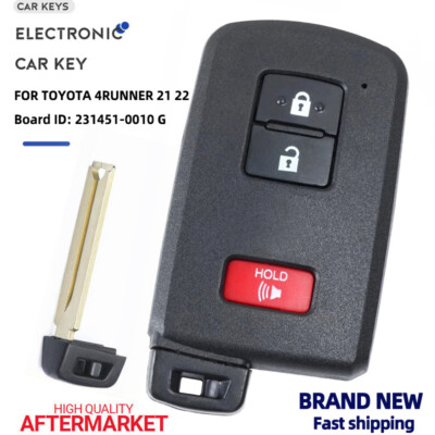 FOR 2021-2022 TOYOTA 4RUNNER REMOTE SMART KEY FOB HYQ14FBB 89904-35060 ...