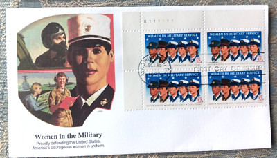 WOMEN IN THE MILITARY ARMY NAVY MARINES AIR 1997 FLEETWOOD CACHT FDC ...