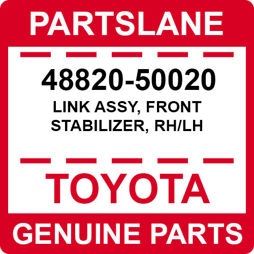 48820-50020 Toyota Link ASSY Front Stabilizer LH 4882050020 Genuine OEM ...