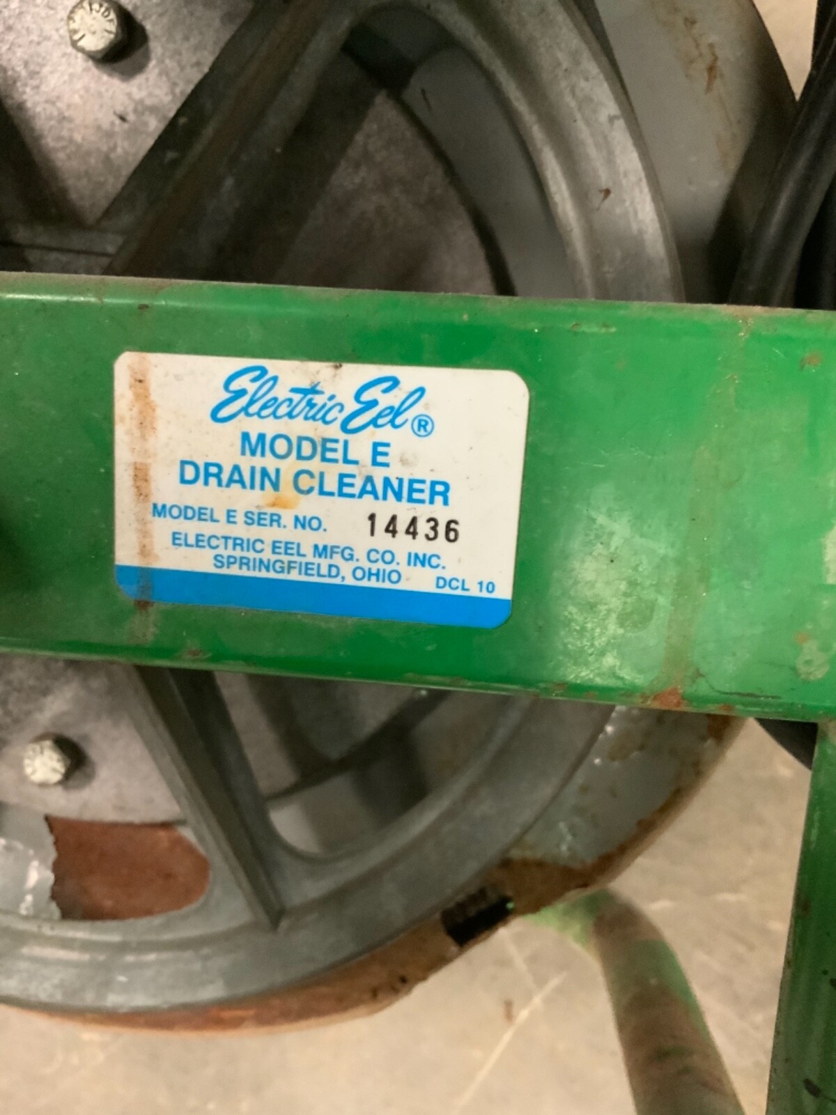 Electric Eel Model E Plumbing Drain Snake | Rooter | Auger | eBay