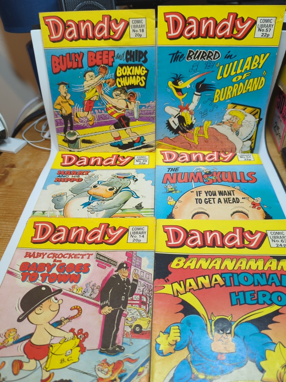 *Rare* Beano comic library x 6 Vintage issues No 63_14_48_54_57_18 ...