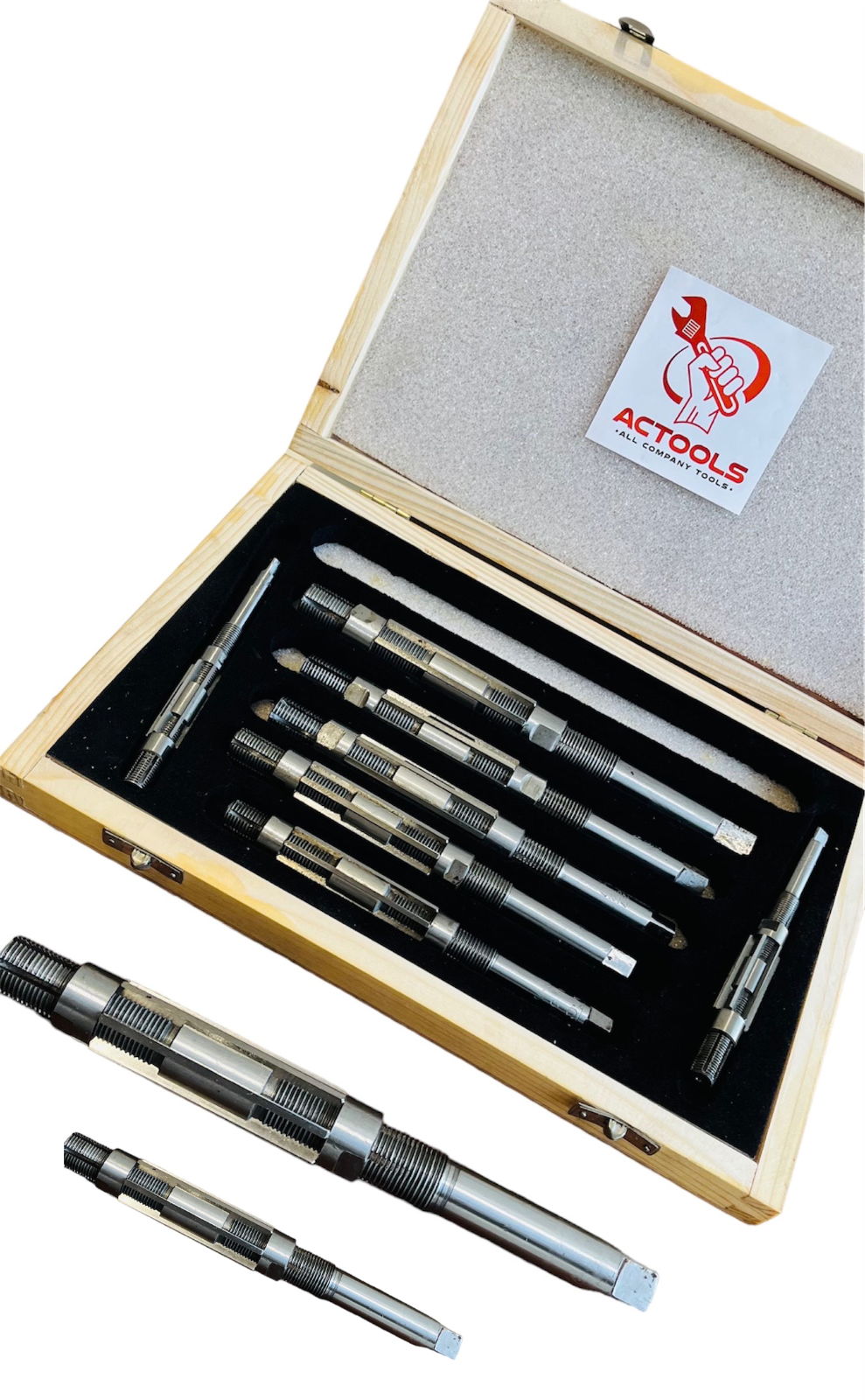 8 Pcs Adjustable Hand Reamer Set H-4 to H-11 Sizes 15/32 To 1.1/16 ...