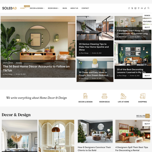 Home Decor Websites Design for Sale with Free VPS Web Hosting | eBay