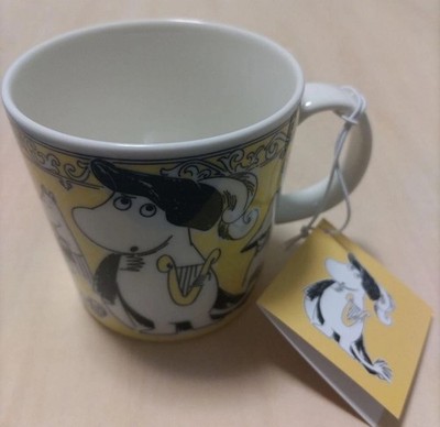 Arabia Moomin Mug Yellow Hemulen 0.4L Tove Slotte NEW with Tag Made in ...