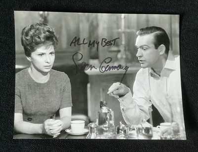 🔥SEAN CONNERY Signed Autograph 7”x9”, Woman Of Straw -1967, JAMES BOND ...