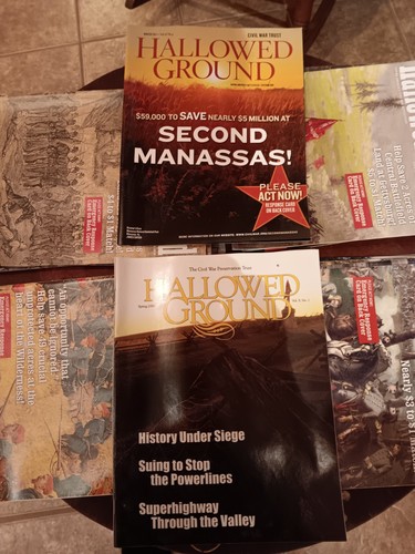 Civil War Magazines (37), Hallowed Ground, 2007-2016. Great Maps. Rare ...
