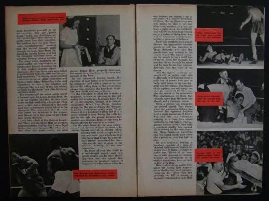 Deadly Boxing 1948 article Sam Baroudi - Jimmy Doyle - Joe Loius ...