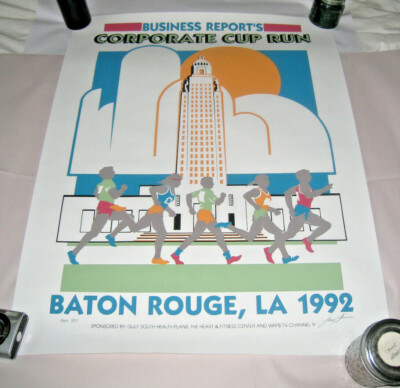 Poster Corporate Cup 1992 Baton Rouge Louisiana Business Report Fast ...