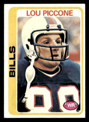 Lou Piccone 1978 Topps Card #448 Buffalo Bills | eBay
