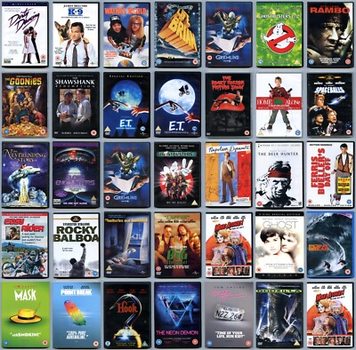 DVD 1980s 1990s Cult Films Pick Your Own Bundle From 99p MAX P&P £3.50 ...