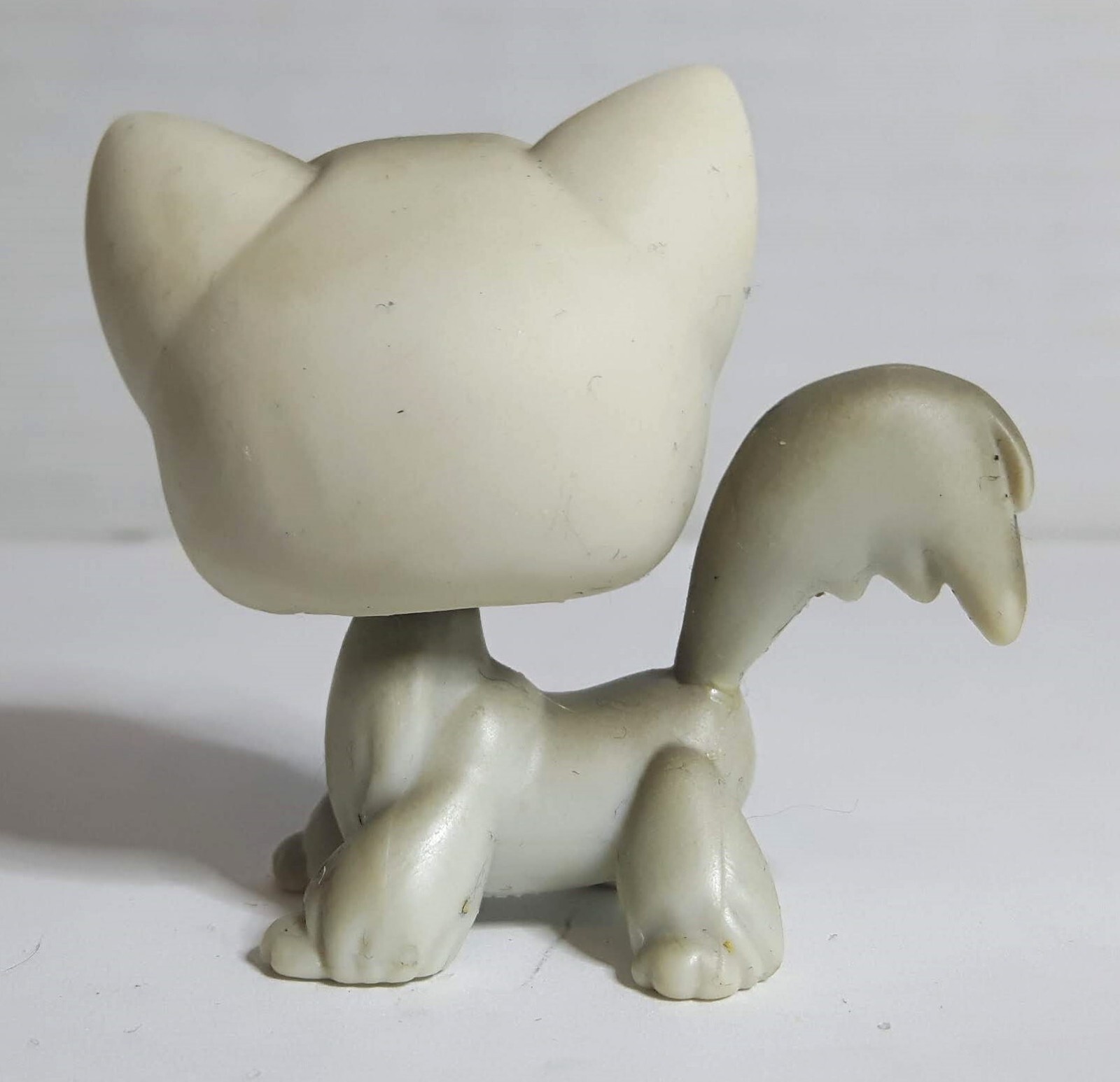 LPS Littlest Pet Shop #20 Gray & White Angora Cat w/Green Eyes | eBay