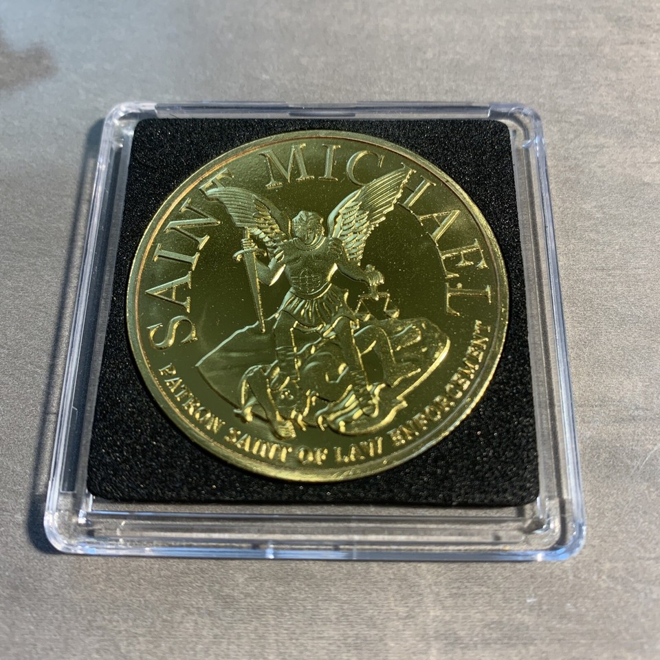New Orleans Police Department NOPD Shield St. Michael Challenge Coin ...