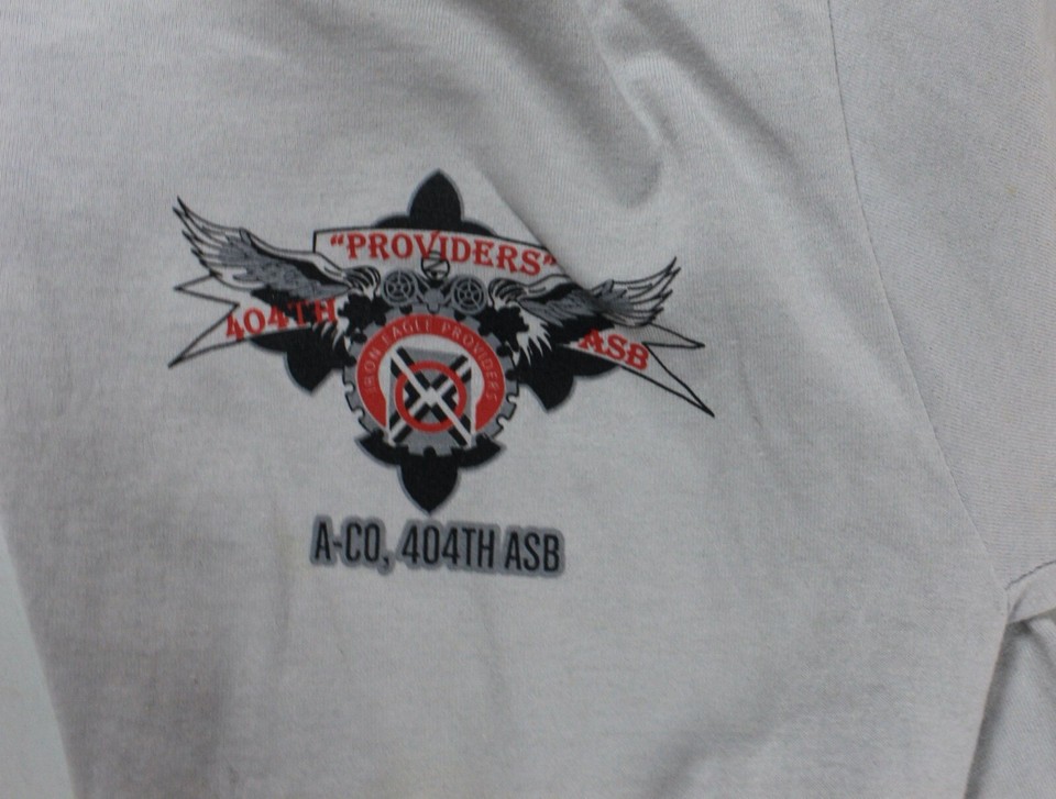 U.S.ARMY UNIT T SHIRT 404TH ASB "JUGGERNAUT" SMALL | eBay