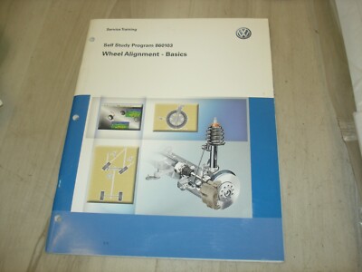 Volkswagen VW Self Study Program service training 860103 wheel ...