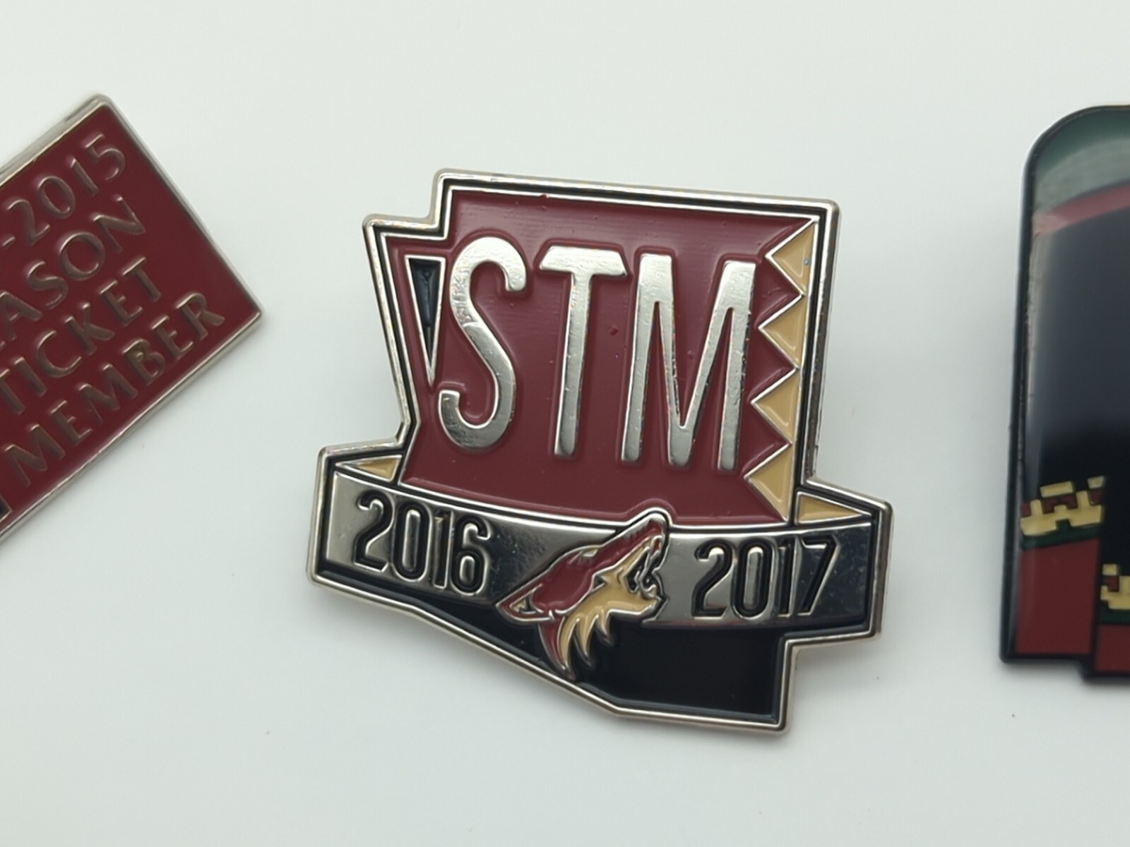 Lot of (4) Arizona Coyotes Season Ticket Member (STM- STH) LAPEL Pins ...