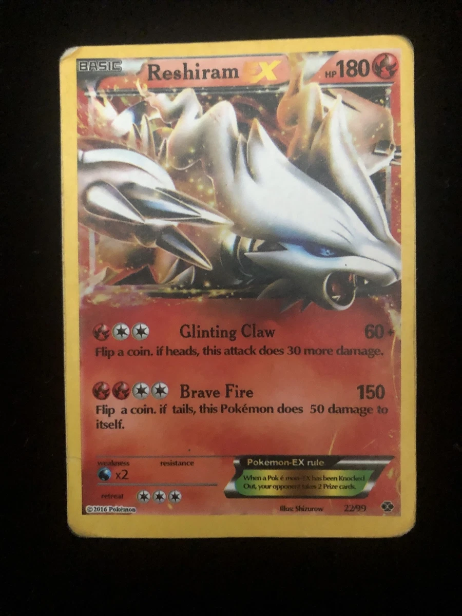 Reshiram Ex Card