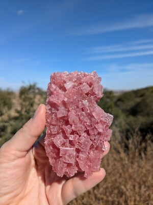 Pink Halite Salt Crystal Cluster Handpicked Quality Trona, CA Mineral ...