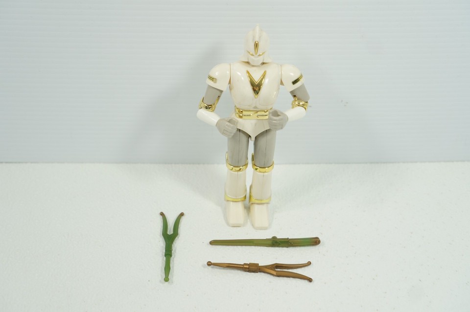 Mighty Morphin Power Rangers White Battle Borg Figure Bandai 1995 | eBay