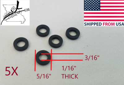 5x Small Square O-Rings 3/16"ID X 5/16"OD X 1/16"CS Buna-N Oring ...