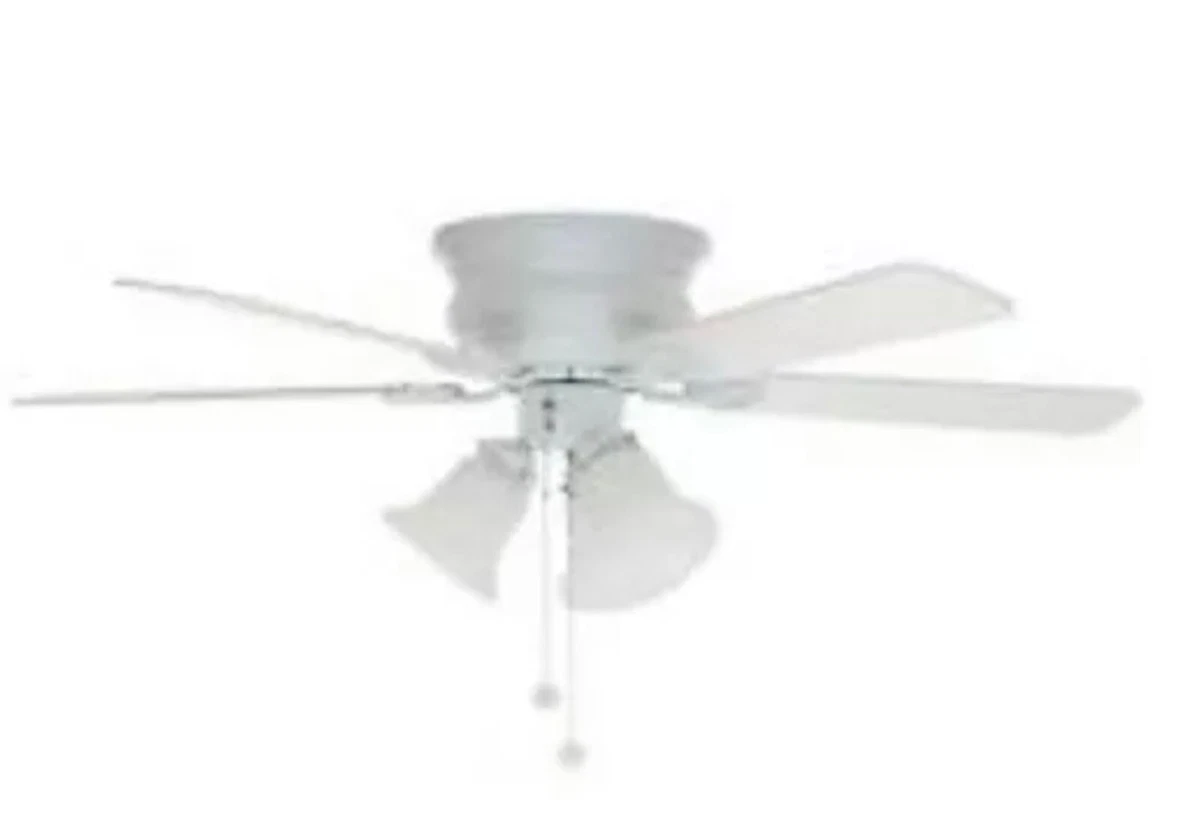 44 Clarkston White Ceiling Fan | Shelly Lighting