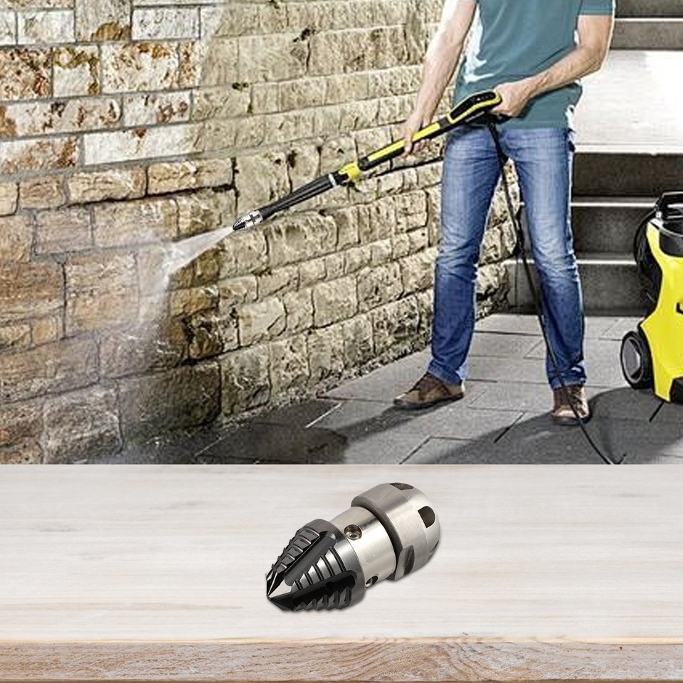 High Pressure Rotating Sewer Cleaning Nozzle, Drainage Trench Cleaning ...