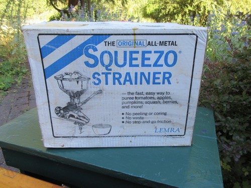 Original All Metal Squeezo Strainer in Box Never Used 3 Screens Factory ...