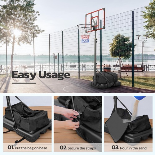 Heavy-Duty Anchor Bag Sandbag for Portable Basketball Hoop - Weather ...