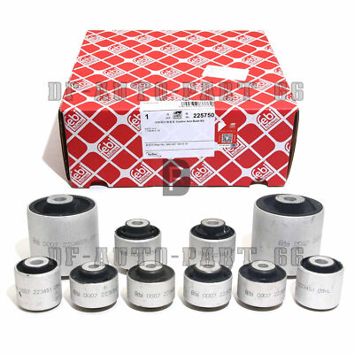 10X FEBI Front suspension control arm bushings kit for Audi A4 A5 Q5 A6 ...