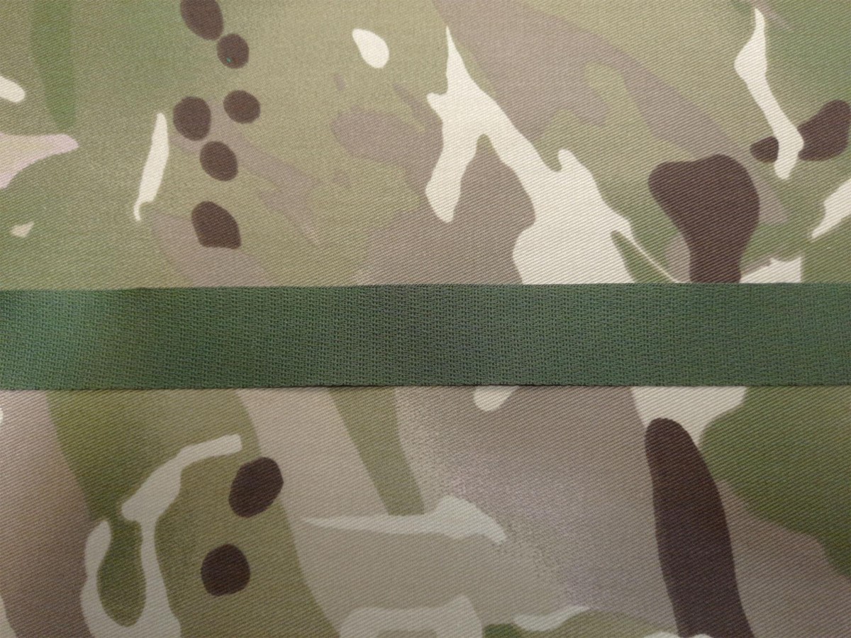 Multicam Webbing Tape 19mm (0.75 Inch) In Crye Multicam/MTP Camouflage ...