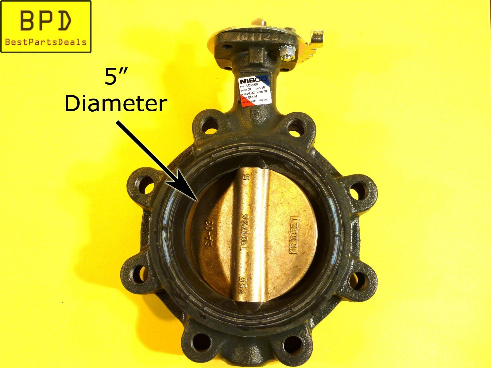 5" DI Lug Style Butterfly Valve NIBCO LD2000 | eBay