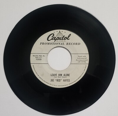 Joe "Red" Hayes – Every Little Bit / Leave Him Alone (Capitol 45) 1956 ...