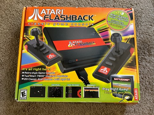 Atari Flashback Classic Game Console Mini 7800 With 20 Built In Games ...
