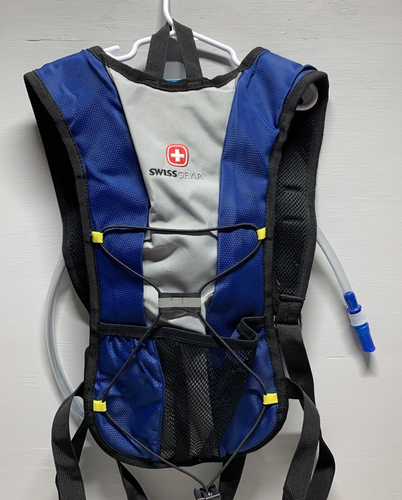 Hydration Backpack Swiss Gear Hiking Cycling Water Blue and Gray | eBay